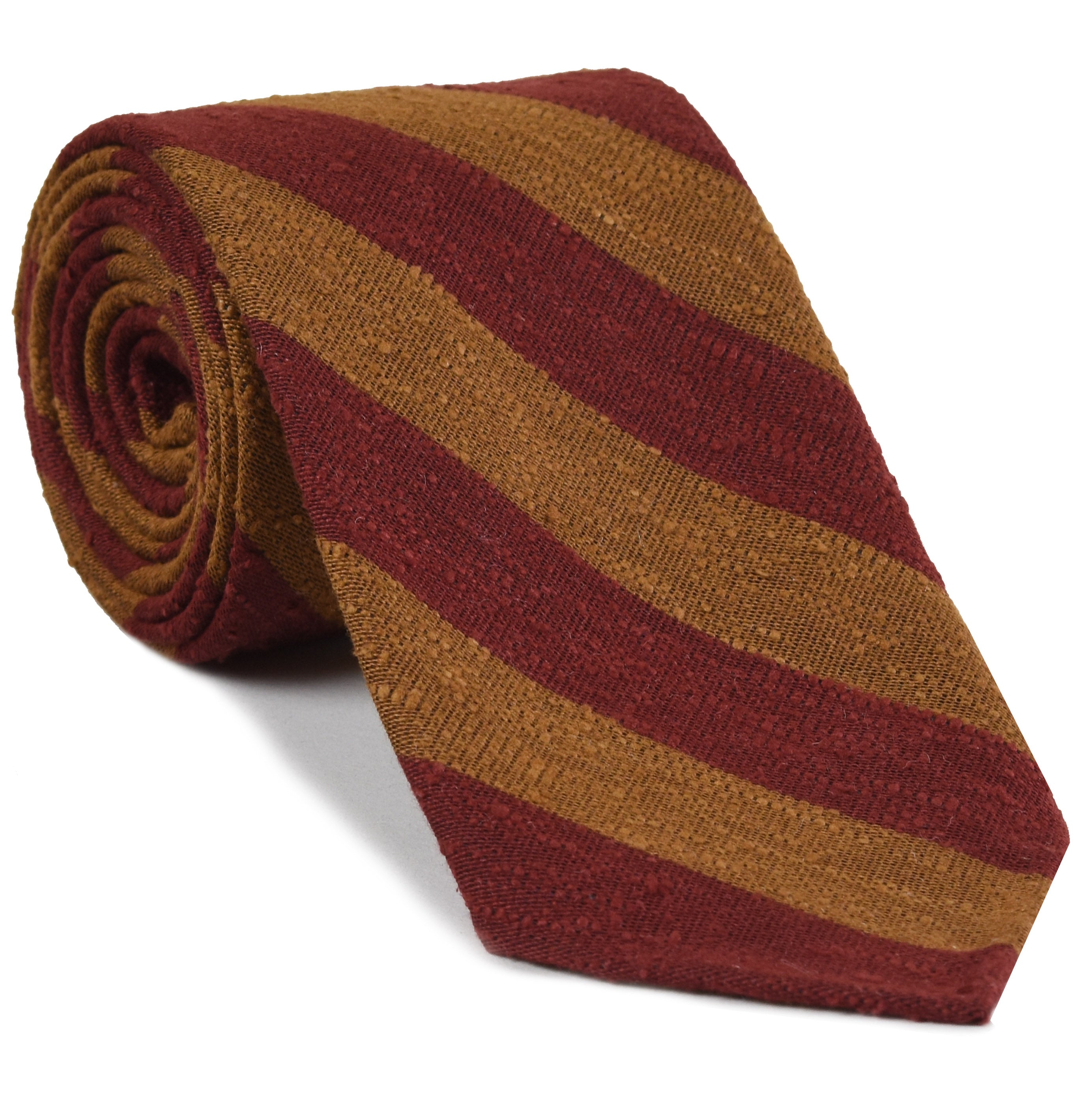Shantung Wide Stripe Silk Ties – Sam Hober